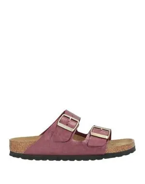 BIRKENSTOCK Sandals Burgundy Size Synthetic Material - Red