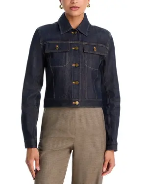 Thom Browne Shrunken Fit Japanese Selvedge Denim Jacket