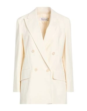 Max Mara Double-breasted Cotton Blend Blazer