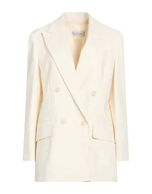 Max Mara Double-breasted Cotton Blend Blazer