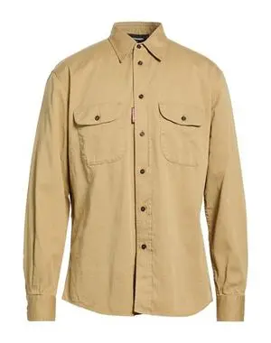 Dsquared2 Shirt Size Cotton - Camel