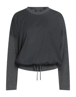 Fabiana Filippi Sweater Size Virgin Wool, Silk, Cashmere, Polyamide, Elastane - Grey
