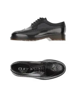 CULT Lace-up Shoes Size Soft Leather - Black