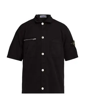 Stone Island Shirt Size Cotton, Elastane - Black