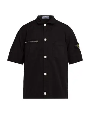 Stone Island Shirt Size Cotton, Elastane - Black