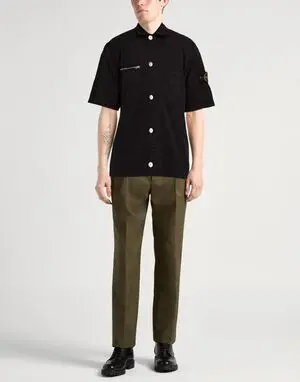 Stone Island Shirt Size Cotton, Elastane - Black