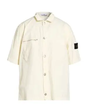 Stone Island Shirt Size Cotton, Elastane - Ivory
