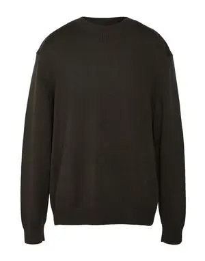 Armani Exchange Cotton, Acrylic, Virgin Wool Crewneck Sweater - Green
