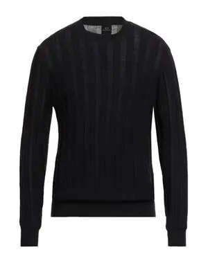 Armani Exchange Sweater Size Virgin Wool, Acrylic, Polyamide, Elastane - Navy