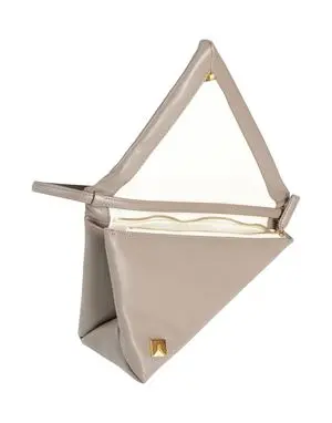 Marni Handbag Cow Leather, Brass - Grey