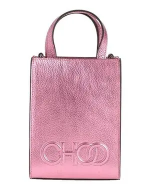 JIMMY CHOO Metallic Leather Mini Bag - Fuchsia