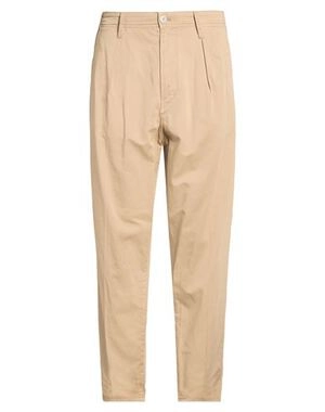 G-star Raw Cotton And Linen Blend Trousers - Camel
