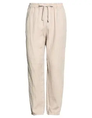 Crossley Charcoal Linen Tapered Leg Cropped Pants - Grey