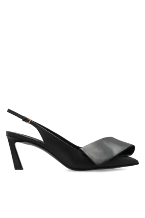 Givenchy Twisted Ribbon’ Heeled Shoes - Black
