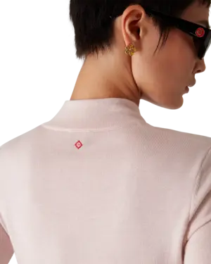 Casablanca Merino Cowl Neck Top