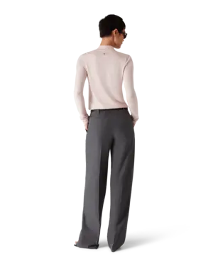 Casablanca Merino Cowl Neck Top