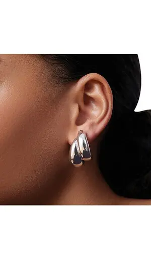 Jenny Bird Orla Earrings In Metallic