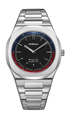 D1 MILANO Ultra Thin 1970 39mm Watch In Metallic - Silver