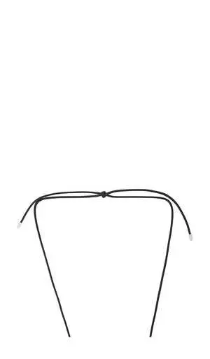 Shashi Delphine Cord Necklace In Metallic Gold