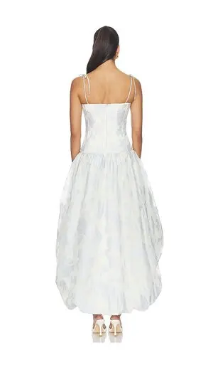 Amanda Uprichard Ophelia Maxi Dress In Blue