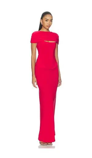 LOVERS AND FRIENDS Selene Gown In Red