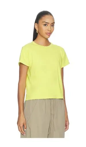 LESET The Margo Tee In Yellow