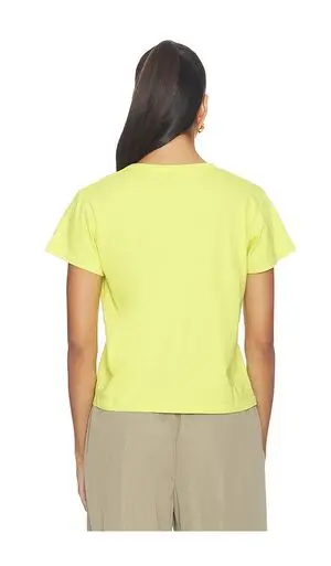 LESET The Margo Tee In Yellow
