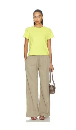LESET The Margo Tee In Yellow