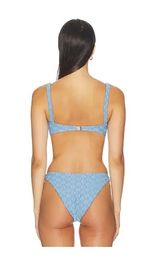 Devon Windsor Chriselle Bikini Top In Baby Blue