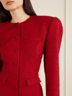 Magda Butrym Padded Bouclé Mini Dress