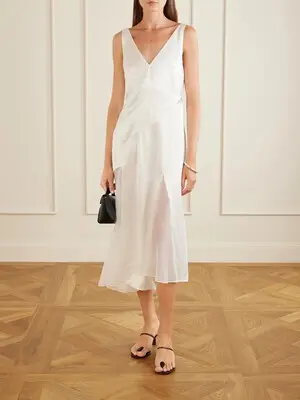 SIR. Ingrid Chiffon Midi Dress