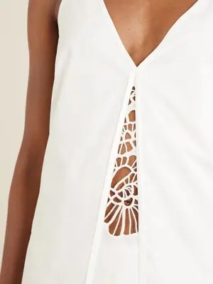 SIR. Klara Embroidered Maxi Dress - Neutrals