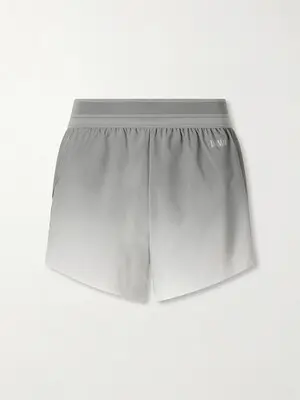 Nike X Isamaya Ffrench Swift Printed Plissé Dri-fit Adv Shorts - Silver