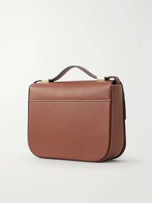 DEMELLIER The Vancouver Leather Clutch - Brown