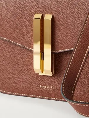 DEMELLIER The Vancouver Leather Clutch - Brown