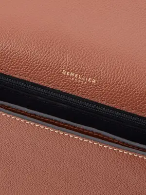 DEMELLIER The Vancouver Leather Clutch - Brown