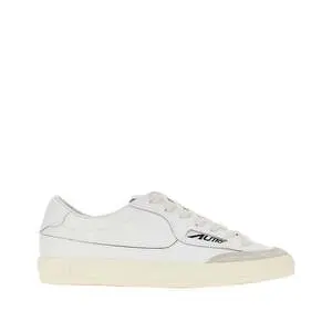 AUTRY Windscape Low Leather Sneakers With Suede And Logo Detailing - White
