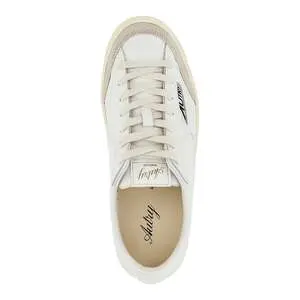 AUTRY Windscape Low Leather Sneakers With Suede And Logo Detailing - White