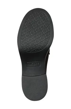 Dkny Platform Loafers With Crystal Embellishments - Brown