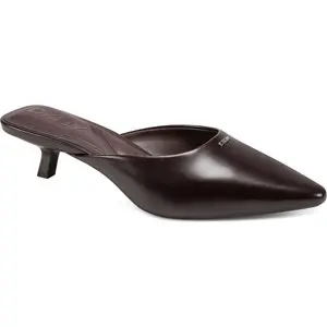 Dkny Nabil Pointed Toe Kitten Heel Mule - Sangria