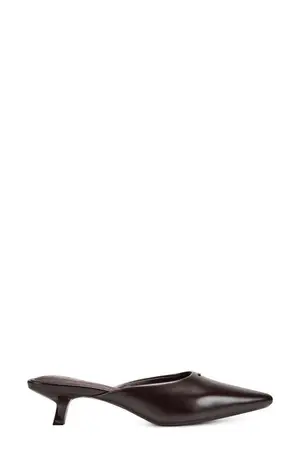 Dkny Nabil Pointed Toe Kitten Heel Mule - Sangria