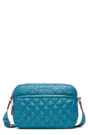Mz Wallace Quilted Nylon Camera Bag - Pacific
