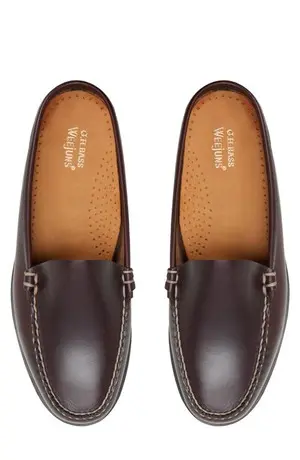 G.H.BASS Beaumont Loafer Mule - Brown