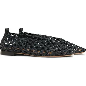 MANSUR GAVRIEL Woven Ballerina Flats - Black