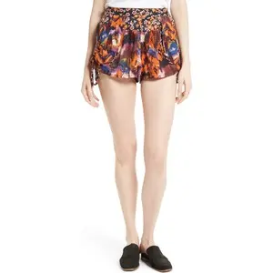Free People Lisbon Mixed Print Shorts