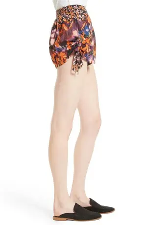 Free People Lisbon Mixed Print Shorts