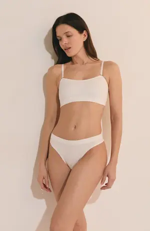 ETAM Amande Convertible Bandeau Bra - Ecru