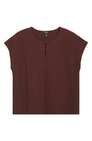 Jones New York Extended Shoulder Knit Top