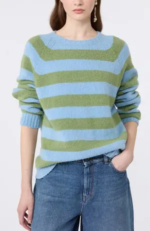 Max Mara Hiacchi Stripe Crewneck Sweater