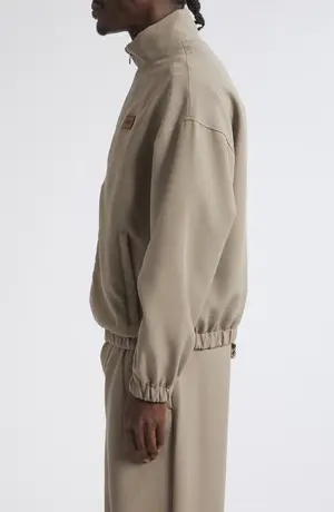 Amiri Logo Patch Stretch Cady Track Jacket